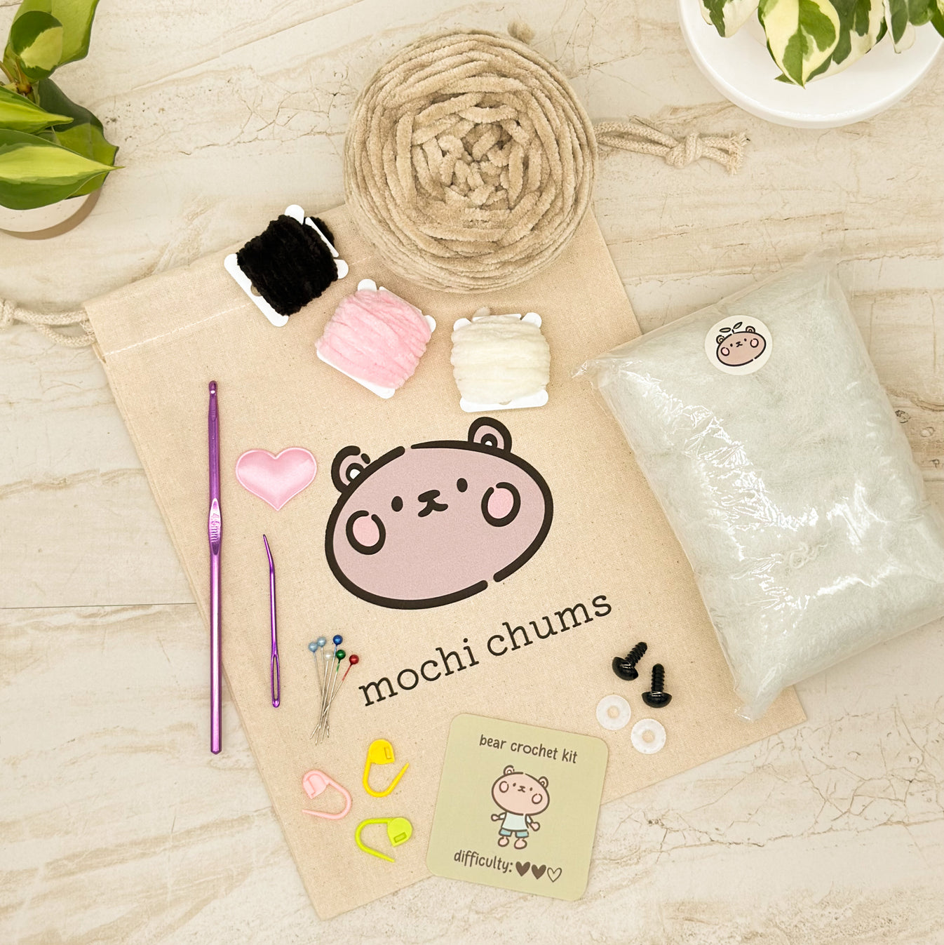 Original Bear Crochet Kit – Mochi Chums