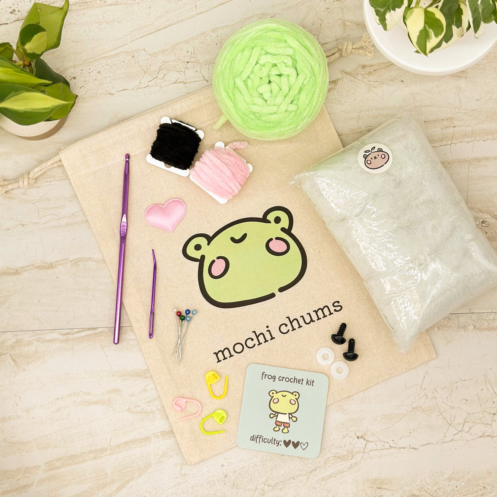 Original Frog Crochet Kit – Mochi Chums